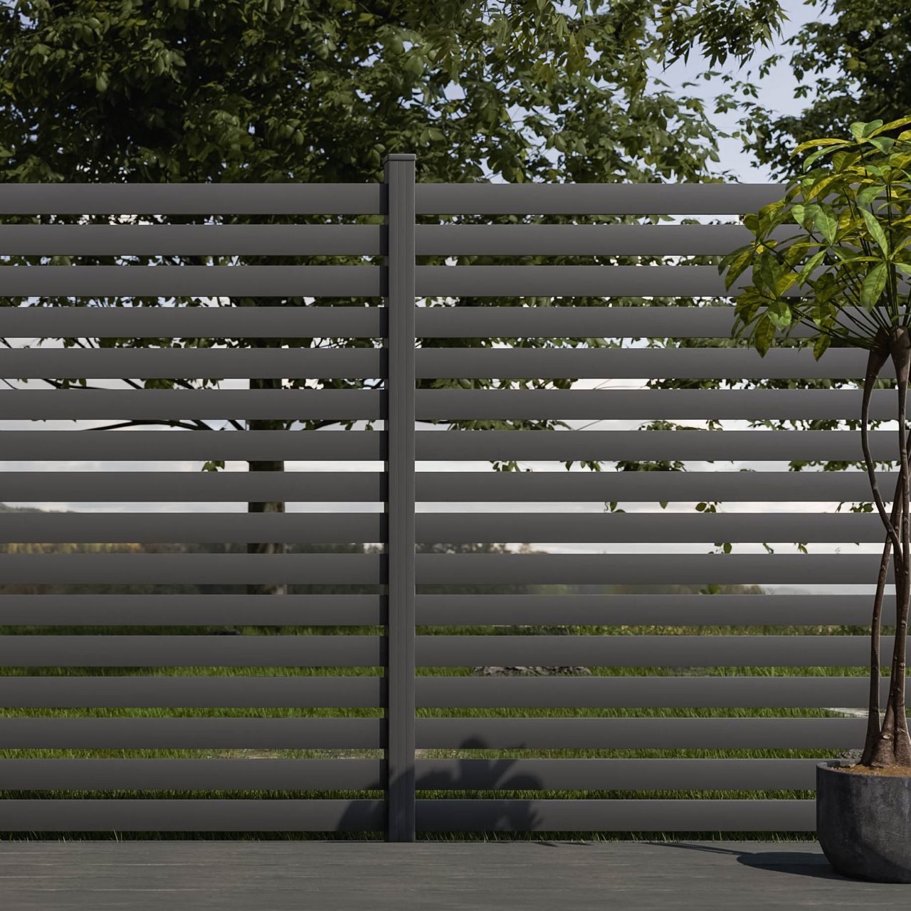 Aluminium Sichtschutzzaun